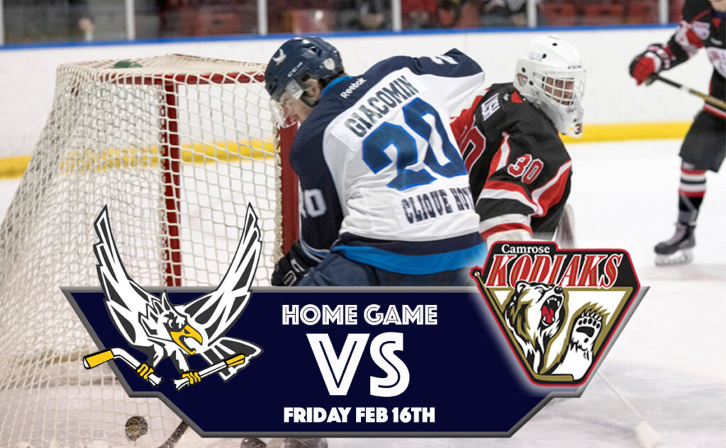 HOME ICE ADVANTAGE FOR CAMROSE | Canmore Eagles
