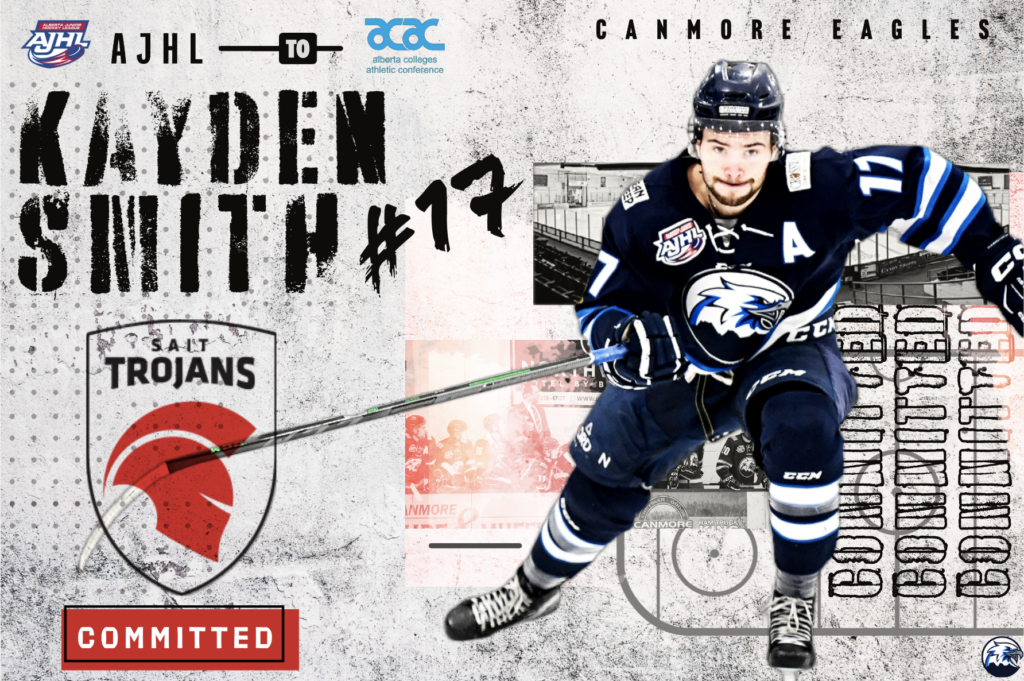 Kayden Smith Commits to SAIT – ACAC | Canmore Eagles