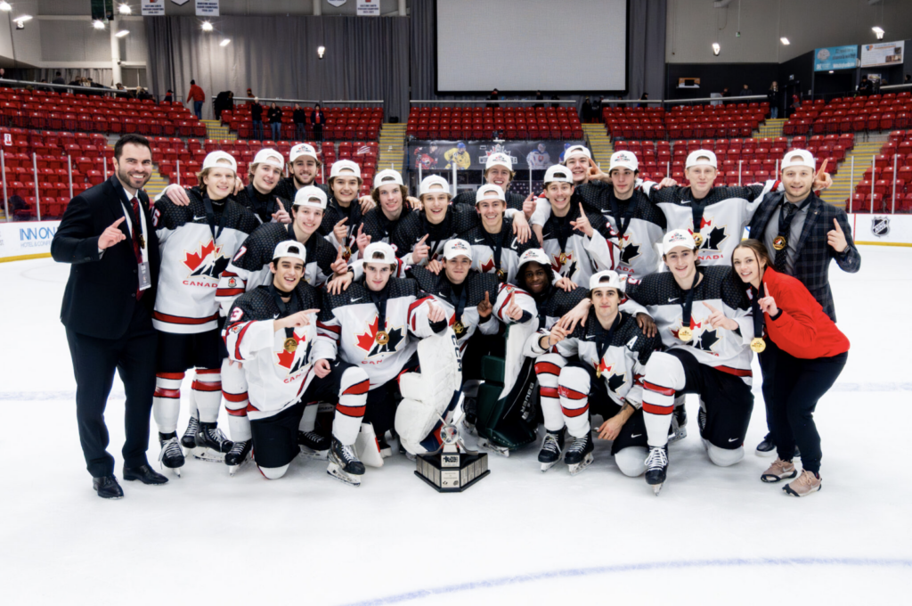 Arneson Brings home Gold with Canada West at WJAC | Canmore Eagles
